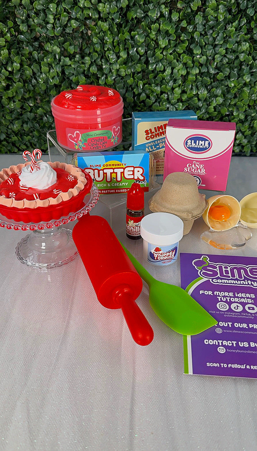 Slime Baking Kit-Crushed Candy Cane Cream Pie – Slime Community