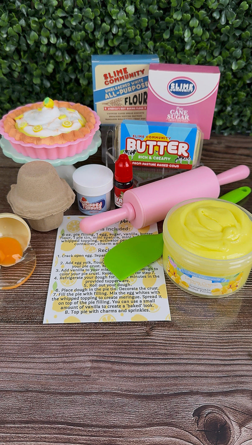 Slime Baking Kit-Lemon Meringue Pie – Slime Community