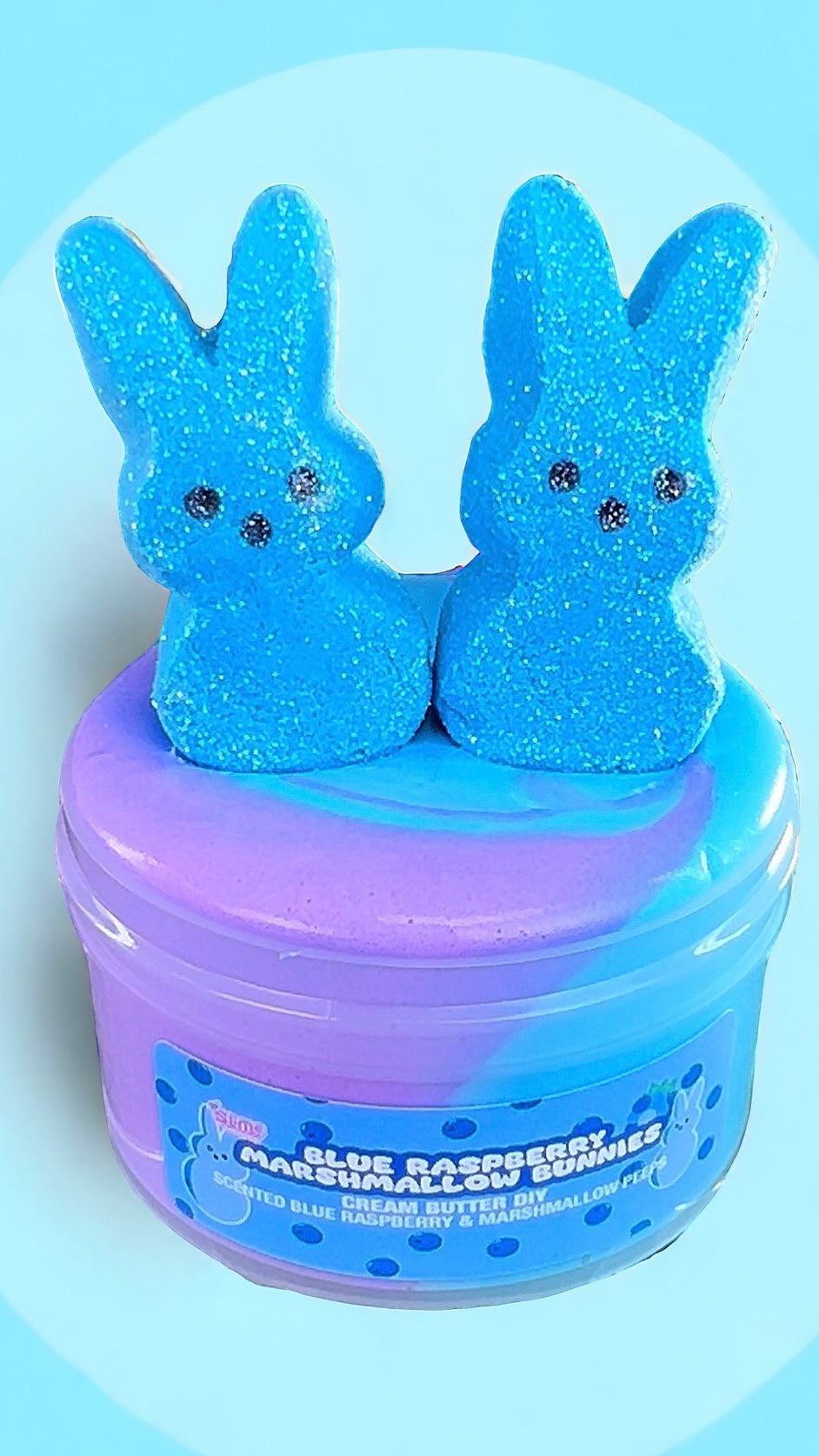 Marshmallow Bunnies-Blue Raspberry – Slime Community