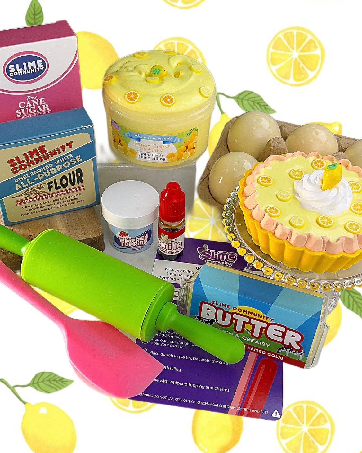 Slime Baking Kit-Lemon Cream Pie – Slime Community