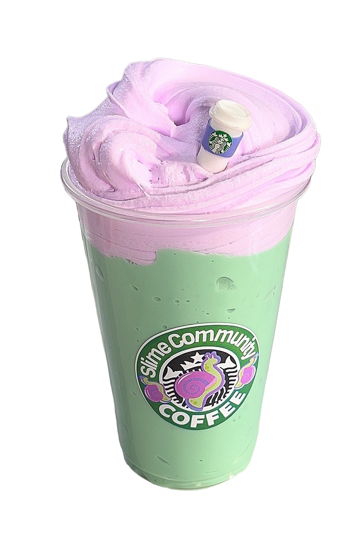 Iced Lavender Cream Oatmilk Matcha – Slime Community